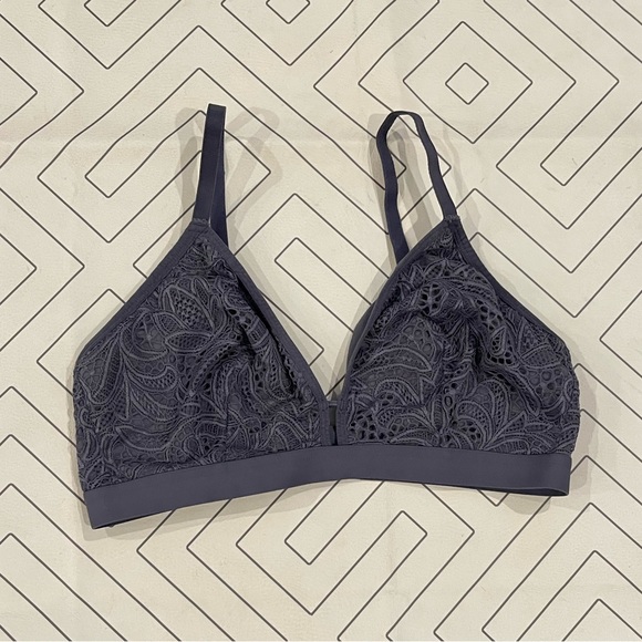 Lively | Intimates & Sleepwear | Lively Grey Lace Busty Bralette | Poshmark